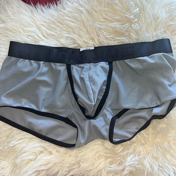Wang Jiang | Underwear & Socks | Large Wang Juang Bulge Gray Boxer ...